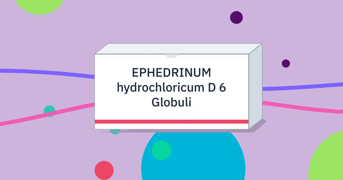 Symbolbild: Packung mit der Aufschrift EPHEDRINUM hydrochloricum D 6 Globuli (PZN 07456565) – Verfügbarkeit und Bezug in Apotheken in Frankfurt am Main