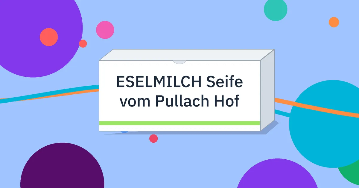 Symbolbild: Packung mit der Aufschrift ESELMILCH Seife vom Pullach Hof (PZN 20420885) – Verfügbarkeit und Bezug in Apotheken in Frankfurt am Main
