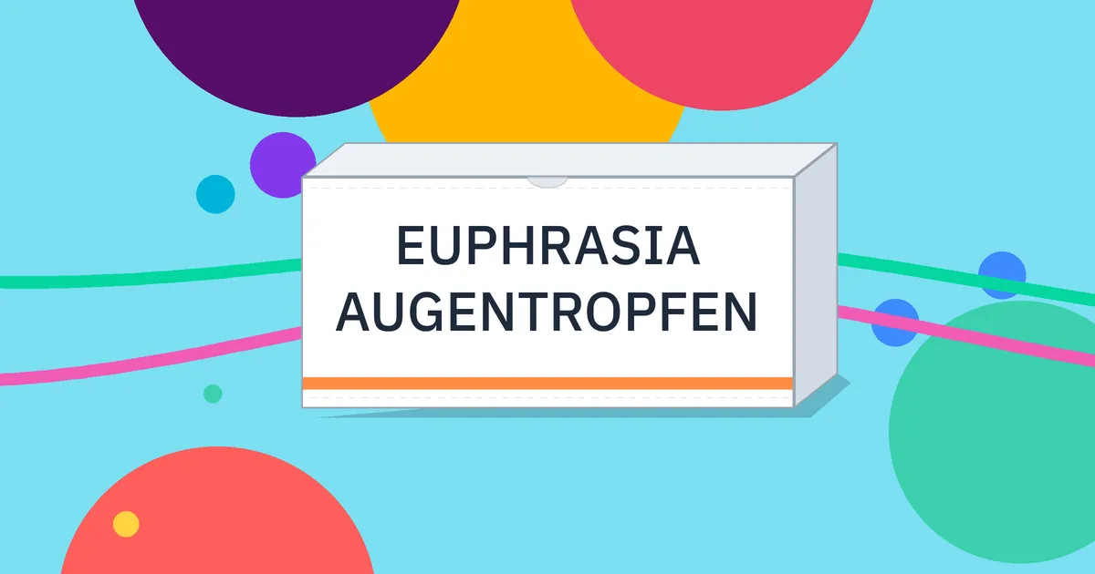 Symbolbild: Packung mit der Aufschrift EUPHRASIA AUGENTROPFEN (PZN 01448168) – Verfügbarkeit und Bezug in Apotheken in Frankfurt am Main
