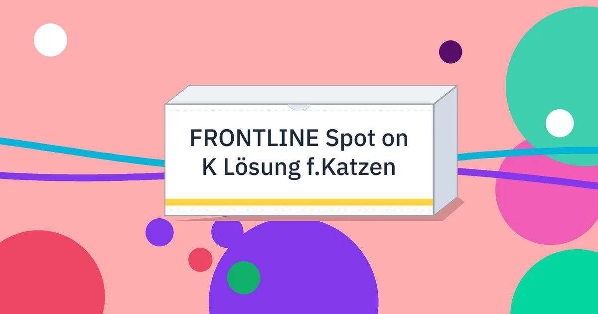 Symbolbild: Packung mit der Aufschrift FRONTLINE Spot on K Lösung f.Katzen (PZN 02246426) – Verfügbarkeit und Bezug in Apotheken in Frankfurt am Main