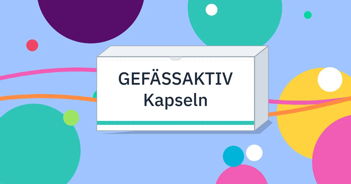 Symbolbild: Packung mit der Aufschrift GEFÄSSAKTIV Kapseln (PZN 19143937) – Verfügbarkeit und Bezug in Apotheken in Frankfurt am Main