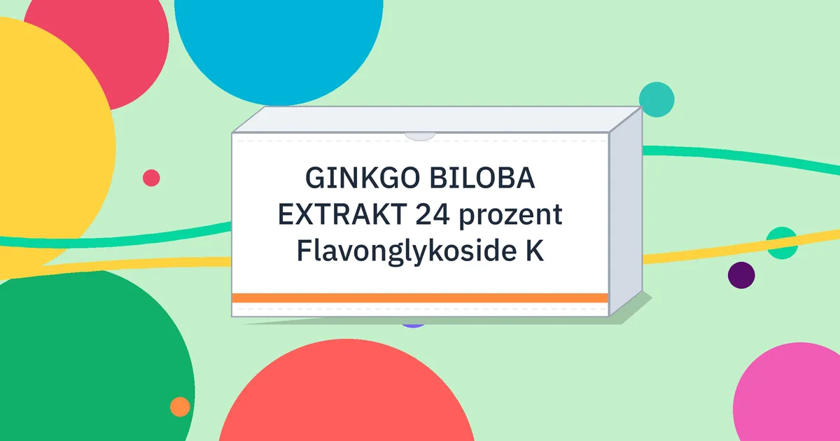 Symbolbild: Packung mit der Aufschrift GINKGO BILOBA EXTRAKT 24 prozent Flavonglykoside K (PZN 11674233) – Verfügbarkeit und Bezug in Apotheken in Frankfurt am Main