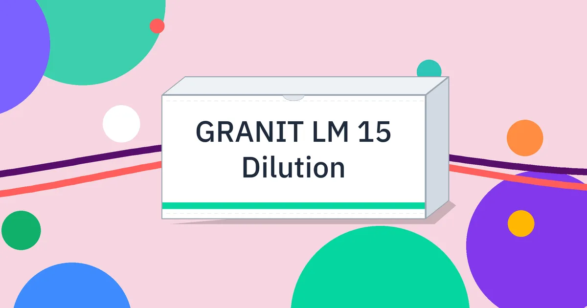 Symbolbild: Packung mit der Aufschrift GRANIT LM 15 Dilution (PZN 12881342) – Verfügbarkeit und Bezug in Apotheken in Frankfurt am Main