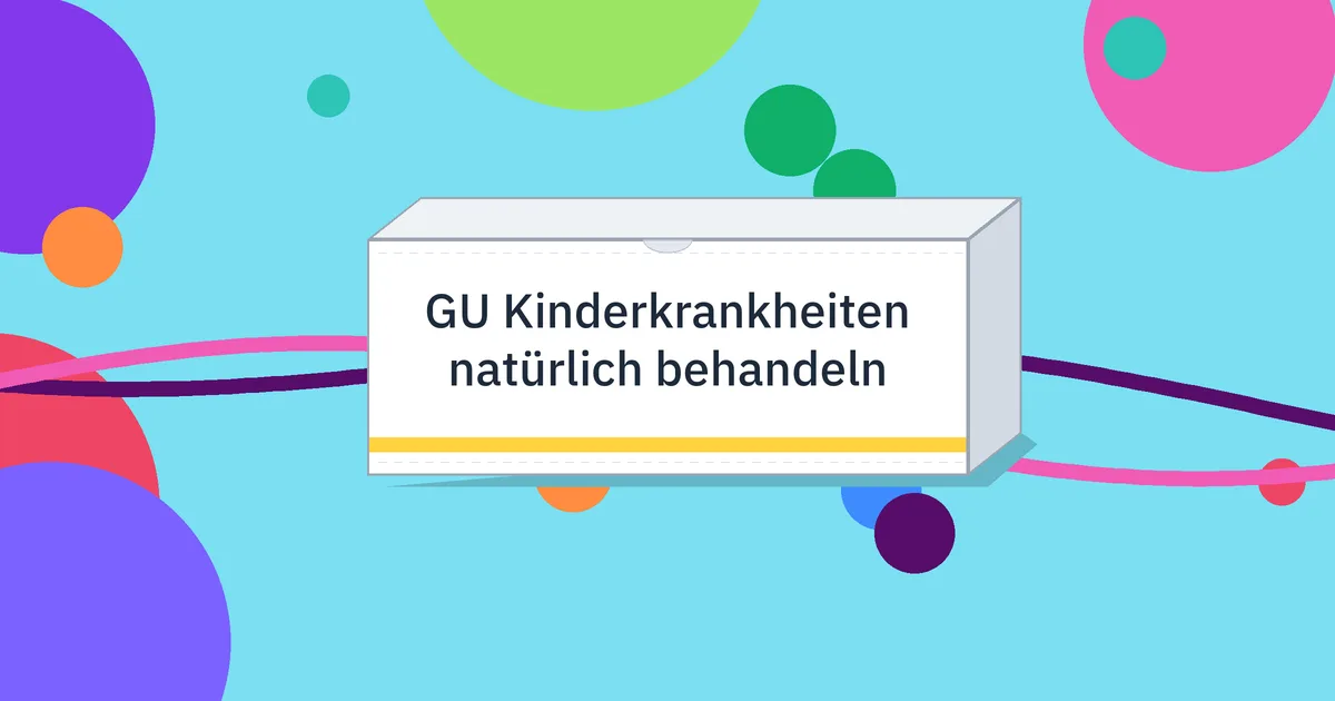 Symbolbild: Packung mit der Aufschrift GU Kinderkrankheiten natürlich behandeln (PZN 10263456) – Verfügbarkeit und Bezug in Apotheken in Frankfurt am Main