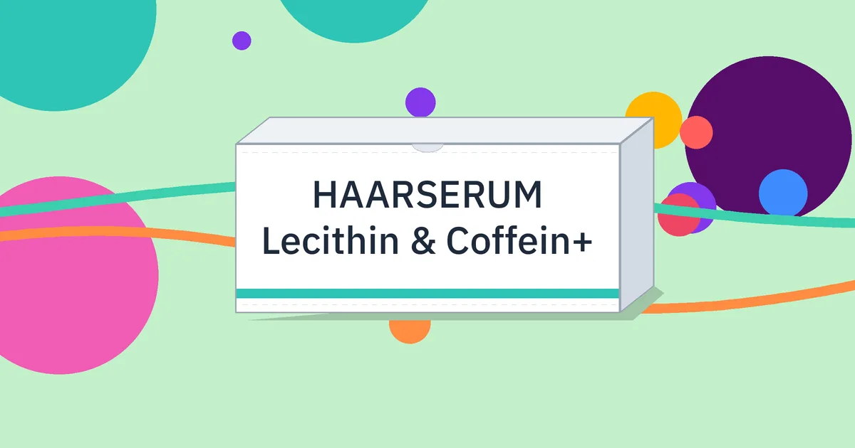 Symbolbild: Packung mit der Aufschrift HAARSERUM Lecithin & Coffein+ (PZN 19500260) – Verfügbarkeit und Bezug in Apotheken in Frankfurt am Main