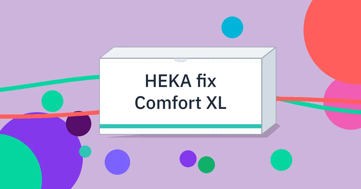Symbolbild: Packung mit der Aufschrift HEKA fix Comfort XL (PZN 16006022) – Verfügbarkeit und Bezug in Apotheken in Frankfurt am Main