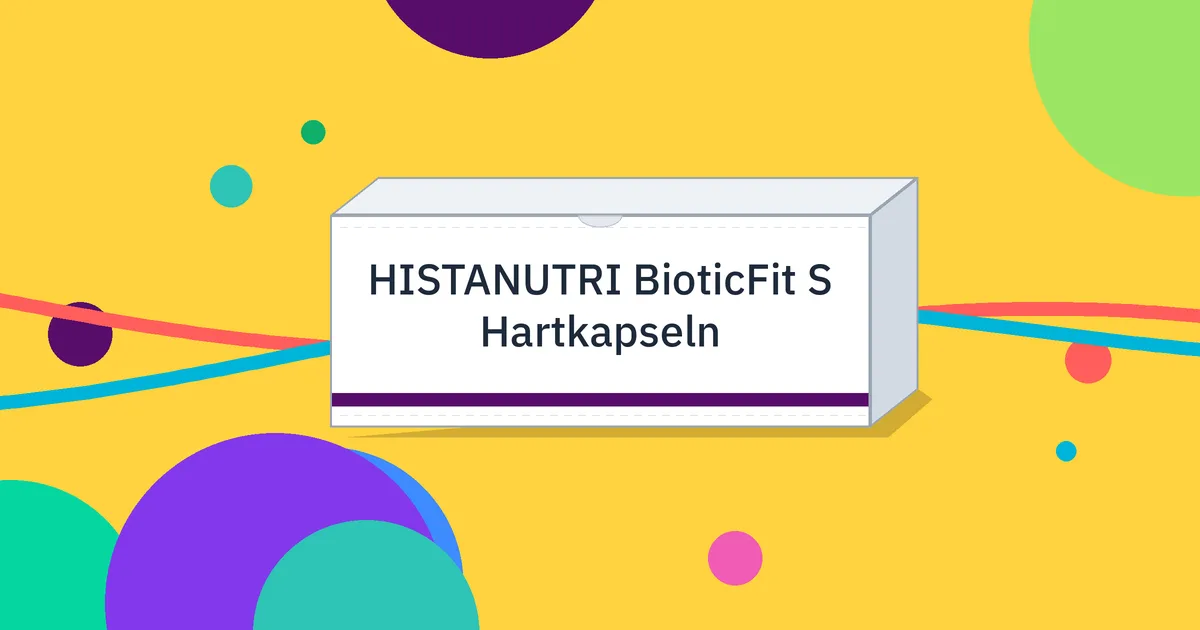Symbolbild: Packung mit der Aufschrift HISTANUTRI BioticFit S Hartkapseln (PZN 20306511) – Verfügbarkeit und Bezug in Apotheken in Frankfurt am Main
