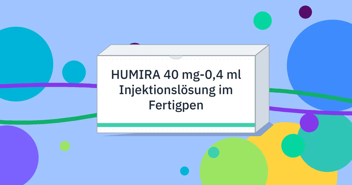 Symbolbild: Packung mit der Aufschrift HUMIRA 40 mg-0,4 ml Injektionslösung im Fertigpen (PZN 14309072) – Verfügbarkeit und Bezug in Apotheken in Frankfurt am Main