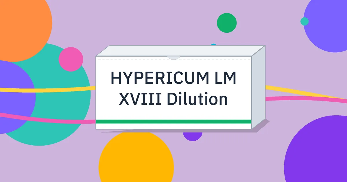 Symbolbild: Packung mit der Aufschrift HYPERICUM LM XVIII Dilution (PZN 02668506) – Verfügbarkeit und Bezug in Apotheken in Frankfurt am Main
