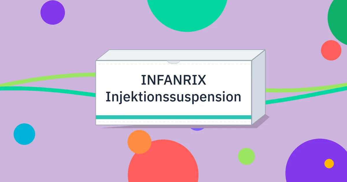 Symbolbild: Packung mit der Aufschrift INFANRIX Injektionssuspension (PZN 08706113) – Verfügbarkeit und Bezug in Apotheken in Frankfurt am Main