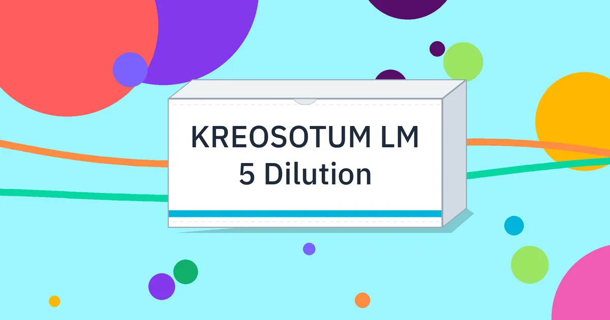 Symbolbild: Packung mit der Aufschrift KREOSOTUM LM 5 Dilution (PZN 12927989) – Verfügbarkeit und Bezug in Apotheken in Frankfurt am Main