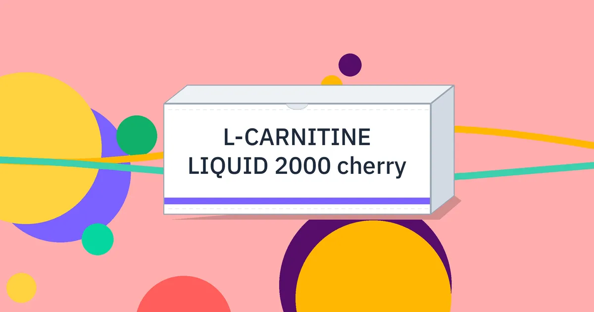 Symbolbild: Packung mit der Aufschrift L-CARNITINE LIQUID 2000 cherry (PZN 09726796) – Verfügbarkeit und Bezug in Apotheken in Frankfurt am Main