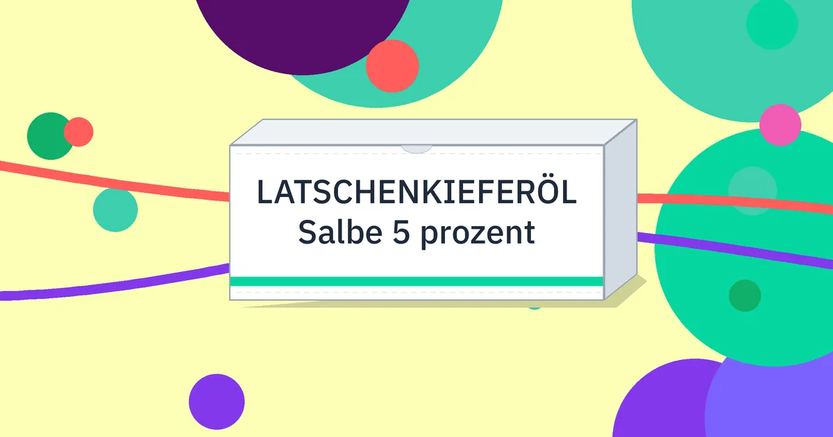 Symbolbild: Packung mit der Aufschrift LATSCHENKIEFERÖL Salbe 5 prozent (PZN 16573011) – Verfügbarkeit und Bezug in Apotheken in Frankfurt am Main
