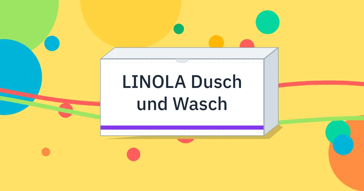 Symbolbild: Packung mit der Aufschrift LINOLA Dusch und Wasch (PZN 10102138) – Verfügbarkeit und Bezug in Apotheken in Frankfurt am Main