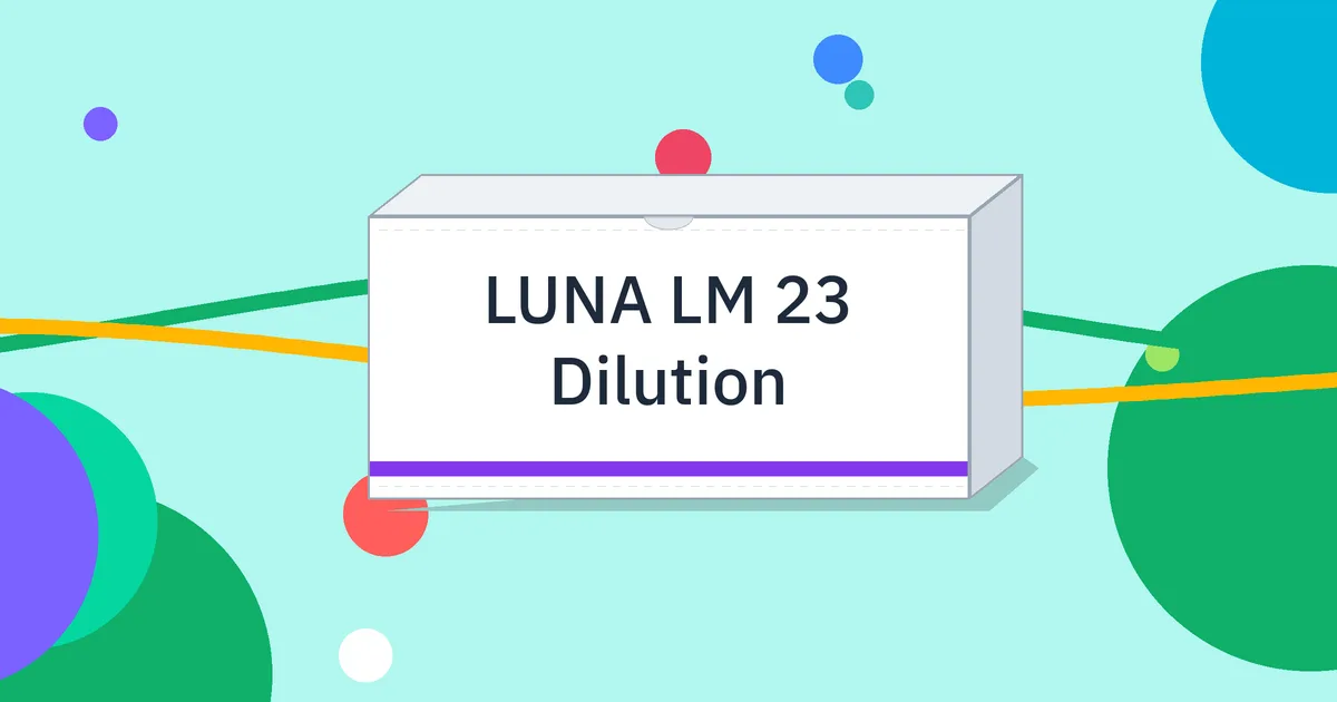 Symbolbild: Packung mit der Aufschrift LUNA LM 23 Dilution (PZN 12934015) – Verfügbarkeit und Bezug in Apotheken in Frankfurt am Main
