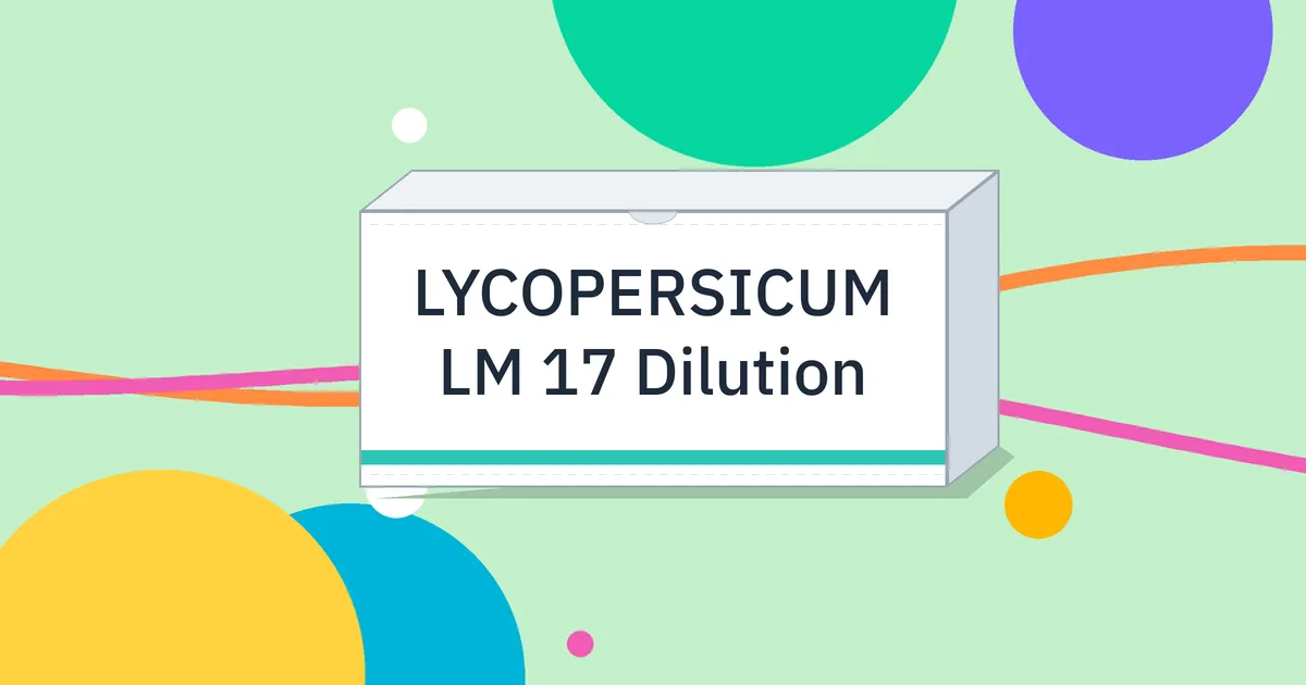 Symbolbild: Packung mit der Aufschrift LYCOPERSICUM LM 17 Dilution (PZN 13537635) – Verfügbarkeit und Bezug in Apotheken in Frankfurt am Main
