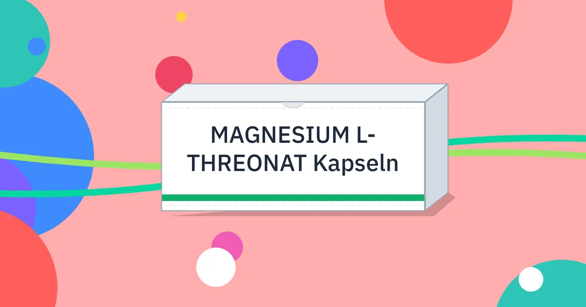 Symbolbild: Packung mit der Aufschrift MAGNESIUM L-THREONAT Kapseln (PZN 20387194) – Verfügbarkeit und Bezug in Apotheken in Frankfurt am Main