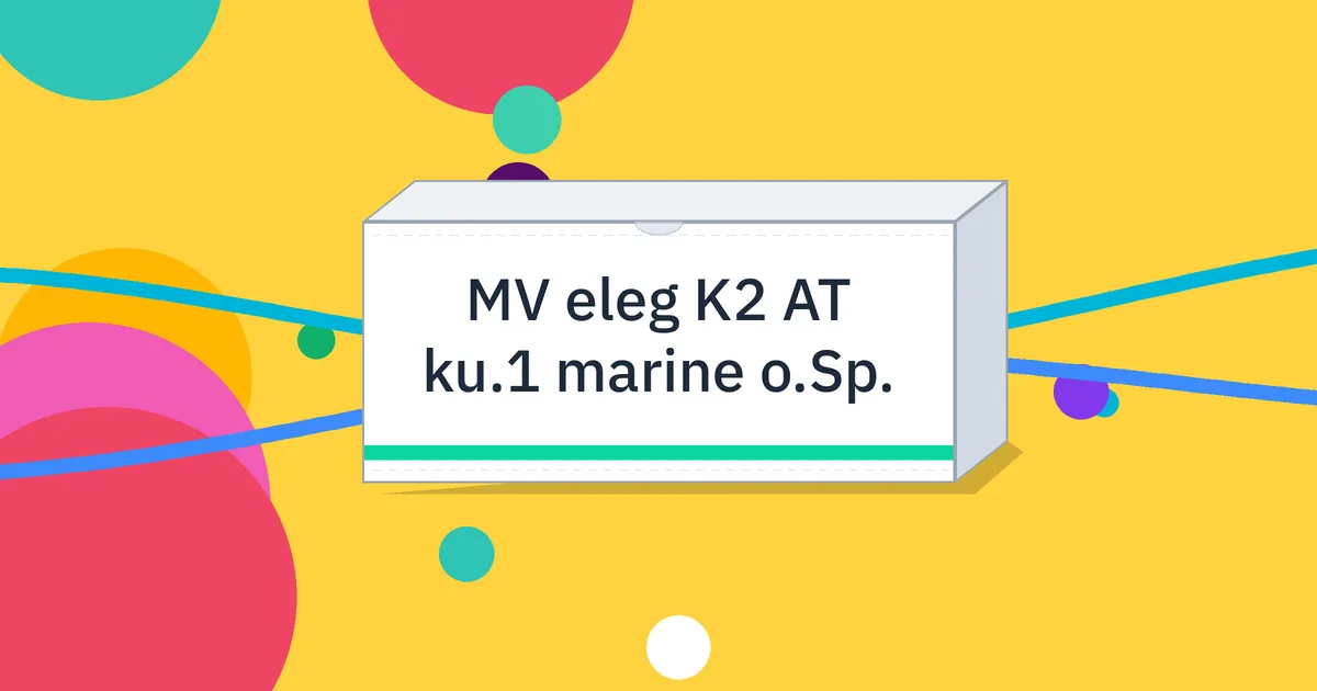 Symbolbild: Packung mit der Aufschrift MV eleg K2 AT ku.1 marine o.Sp. (PZN 15288142) – Verfügbarkeit und Bezug in Apotheken in Frankfurt am Main