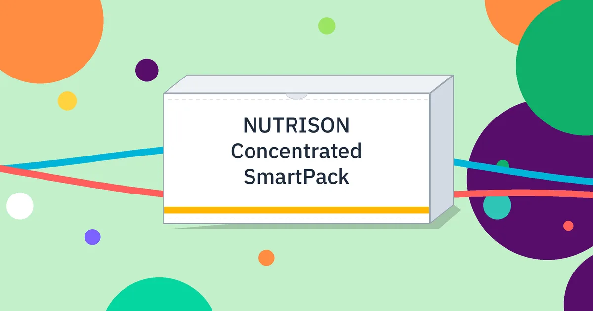 Symbolbild: Packung mit der Aufschrift NUTRISON Concentrated SmartPack (PZN 19759934) – Verfügbarkeit und Bezug in Apotheken in Frankfurt am Main
