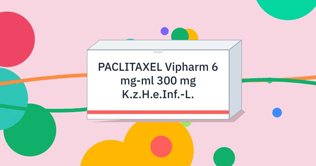 Symbolbild: Packung mit der Aufschrift PACLITAXEL Vipharm 6 mg-ml 300 mg K.z.H.e.Inf.-L. (PZN 08843927) – Verfügbarkeit und Bezug in Apotheken in Frankfurt am Main