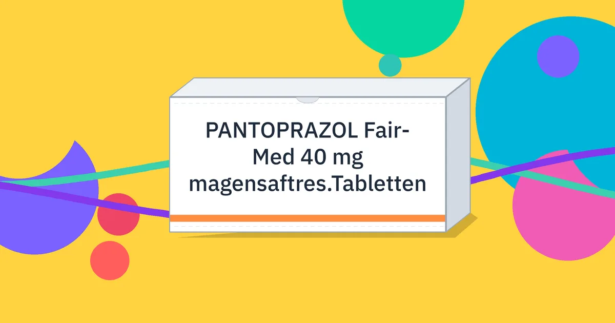 Symbolbild: Packung mit der Aufschrift PANTOPRAZOL Fair-Med 40 mg magensaftres.Tabletten (PZN 15243441) – Verfügbarkeit und Bezug in Apotheken in Frankfurt am Main