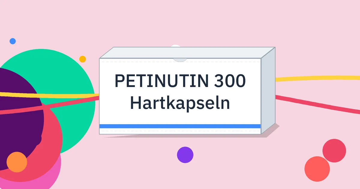 Symbolbild: Packung mit der Aufschrift PETINUTIN 300 Hartkapseln (PZN 00796588) – Verfügbarkeit und Bezug in Apotheken in Frankfurt am Main