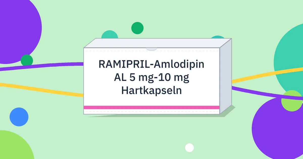 Symbolbild: Packung mit der Aufschrift RAMIPRIL-Amlodipin AL 5 mg-10 mg Hartkapseln (PZN 19817270) – Verfügbarkeit und Bezug in Apotheken in Frankfurt am Main