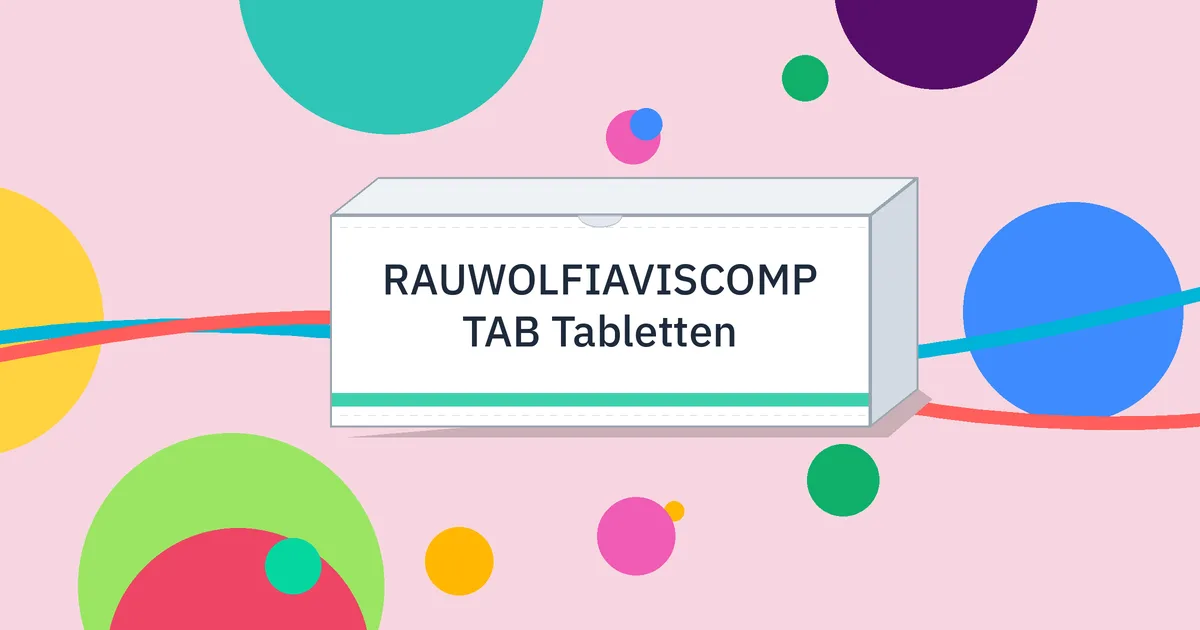 Symbolbild: Packung mit der Aufschrift RAUWOLFIAVISCOMP TAB Tabletten (PZN 04586149) – Verfügbarkeit und Bezug in Apotheken in Frankfurt am Main