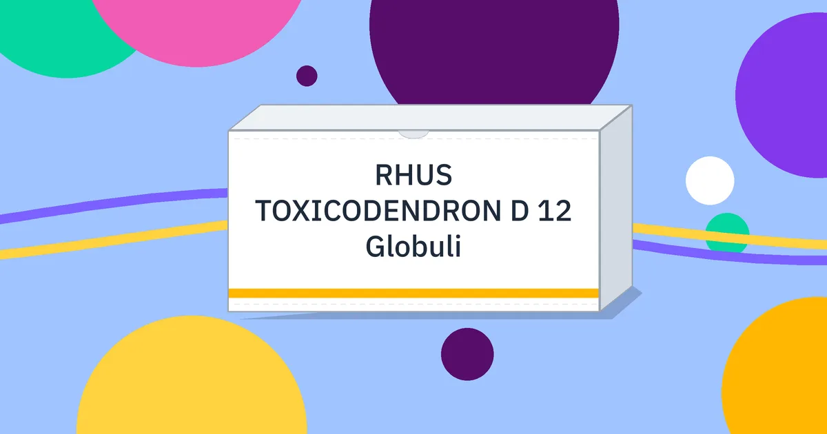Symbolbild: Packung mit der Aufschrift RHUS TOXICODENDRON D 12 Globuli (PZN 15862799) – Verfügbarkeit und Bezug in Apotheken in Frankfurt am Main