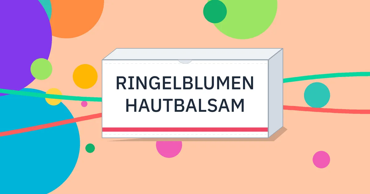 Symbolbild: Packung mit der Aufschrift RINGELBLUMEN HAUTBALSAM (PZN 16335062) – Verfügbarkeit und Bezug in Apotheken in Frankfurt am Main