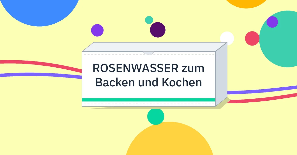 Symbolbild: Packung mit der Aufschrift ROSENWASSER zum Backen und Kochen (PZN 14251941) – Verfügbarkeit und Bezug in Apotheken in Frankfurt am Main