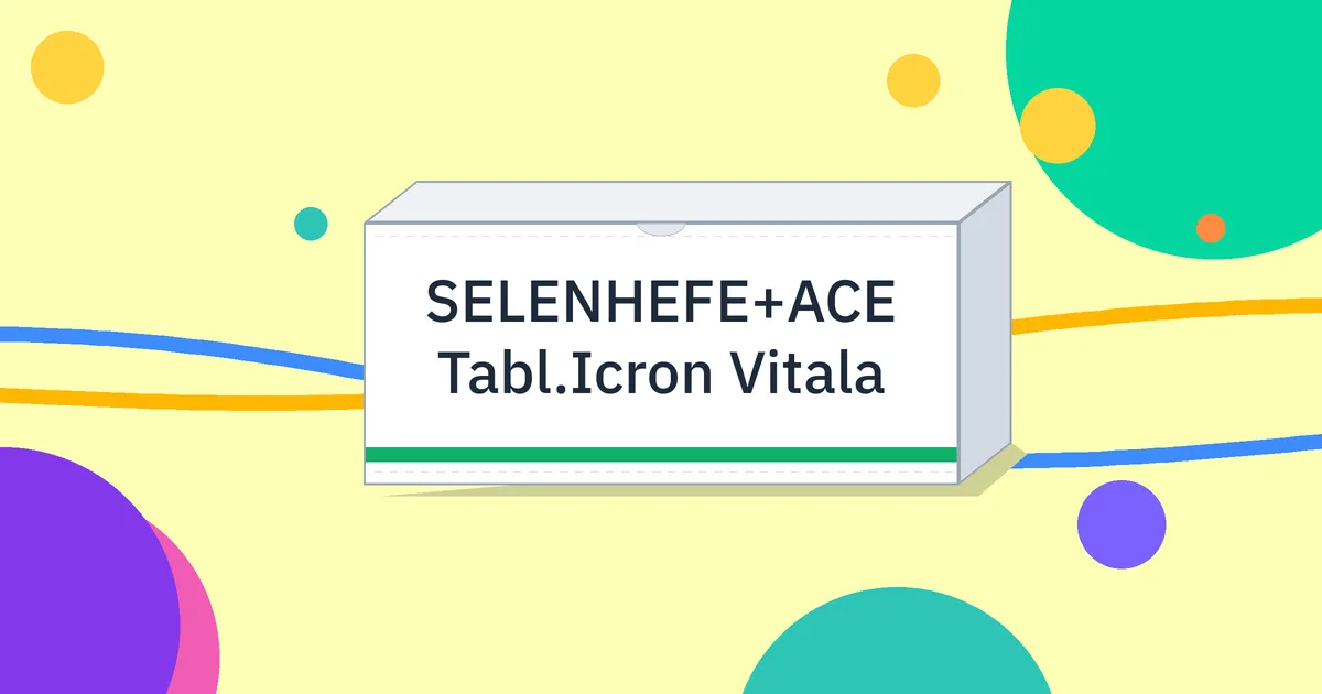 Symbolbild: Packung mit der Aufschrift SELENHEFE+ACE Tabl.Icron Vitala (PZN 01582553) – Verfügbarkeit und Bezug in Apotheken in Frankfurt am Main
