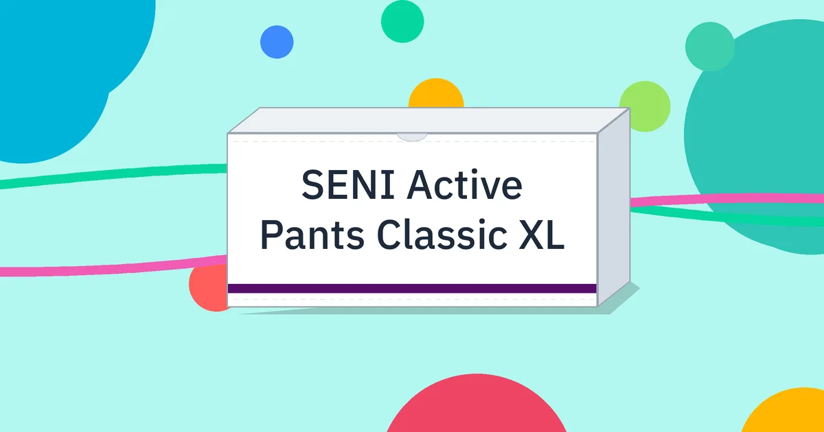 Symbolbild: Packung mit der Aufschrift SENI Active Pants Classic XL (PZN 18011949) – Verfügbarkeit und Bezug in Apotheken in Frankfurt am Main