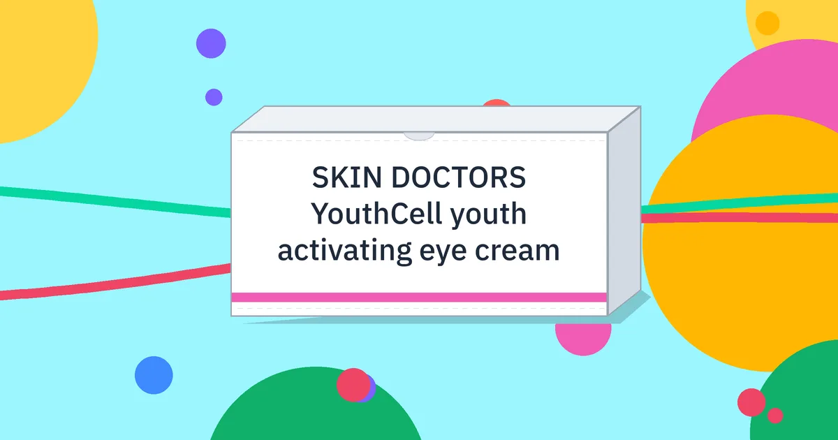 Symbolbild: Packung mit der Aufschrift SKIN DOCTORS YouthCell youth activating eye cream (PZN 09538089) – Verfügbarkeit und Bezug in Apotheken in Frankfurt am Main
