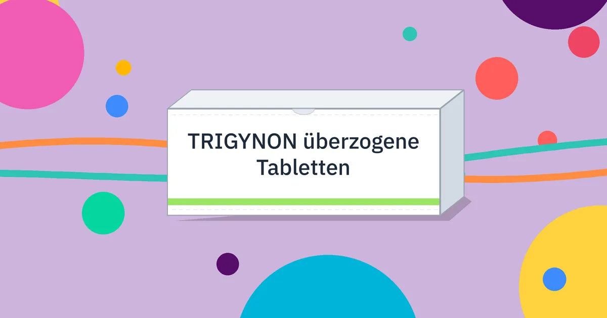 Symbolbild: Packung mit der Aufschrift TRIGYNON überzogene Tabletten (PZN 16686146) – Verfügbarkeit und Bezug in Apotheken in Frankfurt am Main