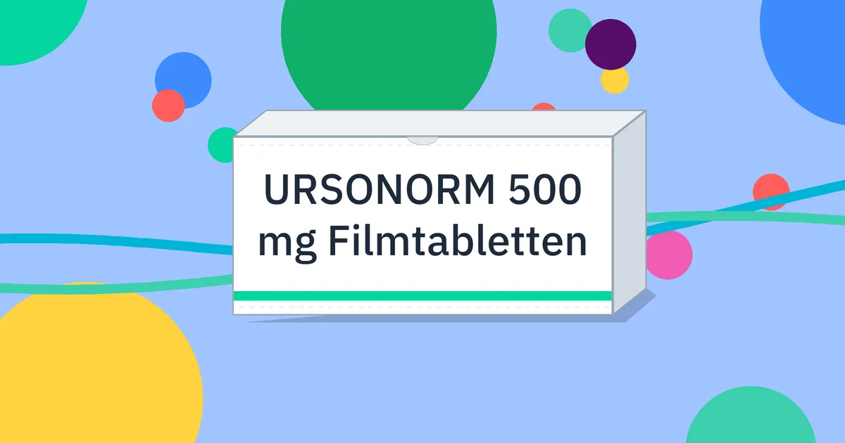 Symbolbild: Packung mit der Aufschrift URSONORM 500 mg Filmtabletten (PZN 15410867) – Verfügbarkeit und Bezug in Apotheken in Frankfurt am Main