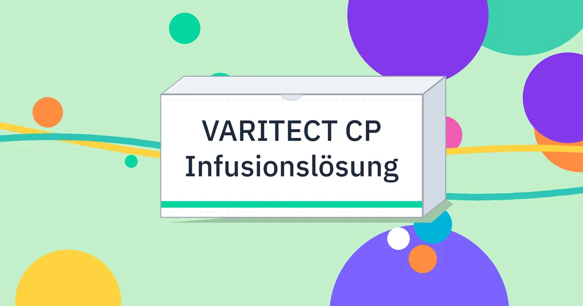 Symbolbild: Packung mit der Aufschrift VARITECT CP Infusionslösung (PZN 01239720) – Verfügbarkeit und Bezug in Apotheken in Frankfurt am Main