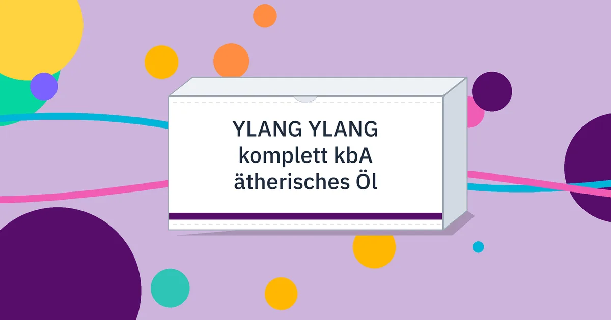 Symbolbild: Packung mit der Aufschrift YLANG YLANG komplett kbA ätherisches Öl (PZN 00722325) – Verfügbarkeit und Bezug in Apotheken in Frankfurt am Main