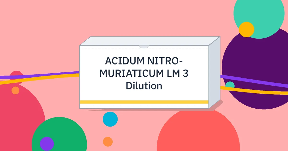 Symbolbild: Packung mit der Aufschrift ACIDUM NITRO-MURIATICUM LM 3 Dilution (PZN 13279914) – Verfügbarkeit und Bezug in Apotheken in Frankfurt am Main