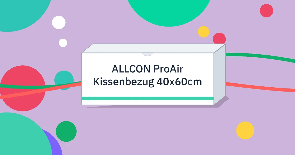 Symbolbild: Packung mit der Aufschrift ALLCON ProAir Kissenbezug 40x60cm (PZN 02064926) – Verfügbarkeit und Bezug in Apotheken in Frankfurt am Main