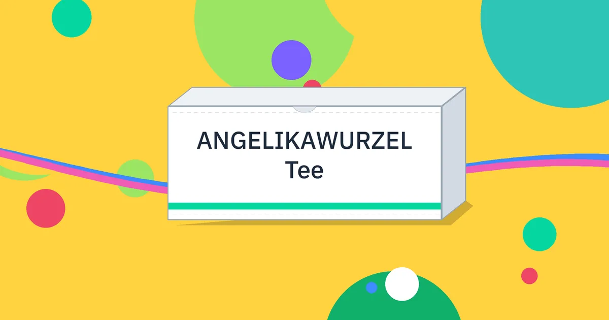 Symbolbild: Packung mit der Aufschrift ANGELIKAWURZEL Tee (PZN 18155045) – Verfügbarkeit und Bezug in Apotheken in Frankfurt am Main