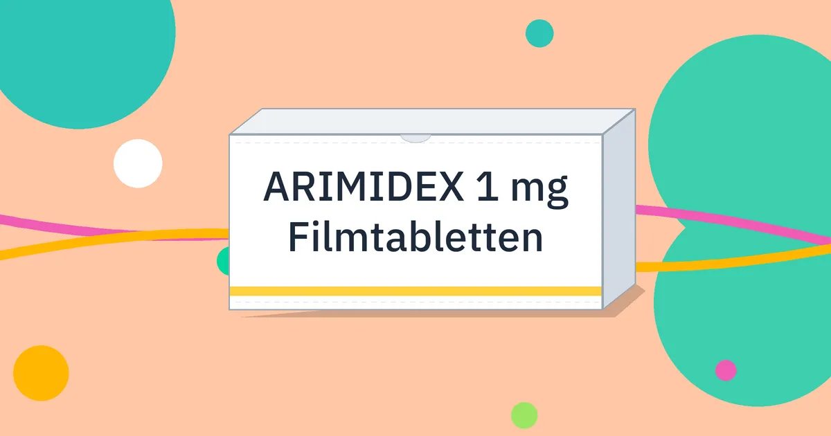 Symbolbild: Packung mit der Aufschrift ARIMIDEX 1 mg Filmtabletten (PZN 07511991) – Verfügbarkeit und Bezug in Apotheken in Frankfurt am Main