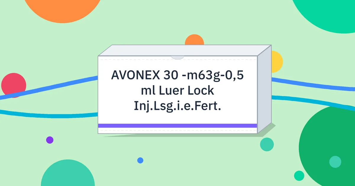 Symbolbild: Packung mit der Aufschrift AVONEX 30 -m63g-0,5 ml Luer Lock Inj.Lsg.i.e.Fert. (PZN 06060345) – Verfügbarkeit und Bezug in Apotheken in Frankfurt am Main