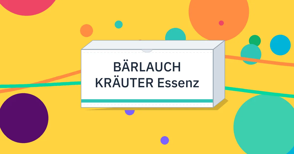 Symbolbild: Packung mit der Aufschrift BÄRLAUCH KRÄUTER Essenz (PZN 09274667) – Verfügbarkeit und Bezug in Apotheken in Frankfurt am Main