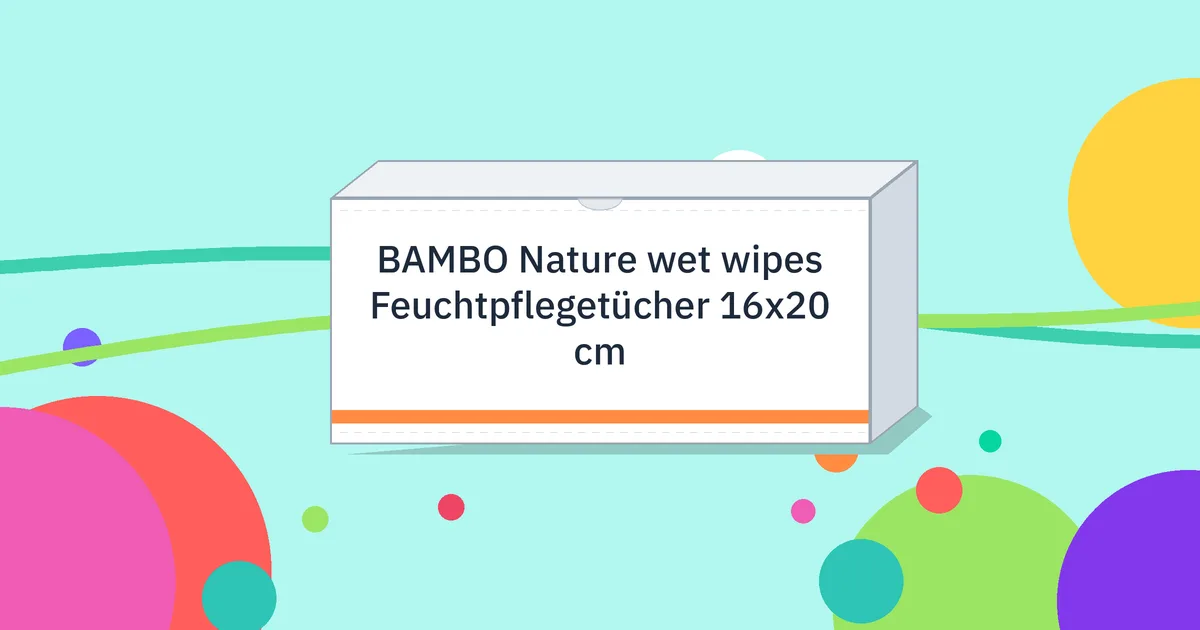 Symbolbild: Packung mit der Aufschrift BAMBO Nature wet wipes Feuchtpflegetücher 16x20 cm (PZN 16146823) – Verfügbarkeit und Bezug in Apotheken in Frankfurt am Main