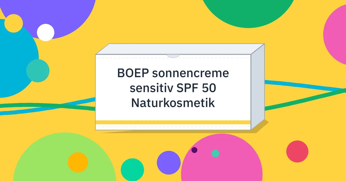 Symbolbild: Packung mit der Aufschrift BOEP sonnencreme sensitiv SPF 50 Naturkosmetik (PZN 19435835) – Verfügbarkeit und Bezug in Apotheken in Frankfurt am Main