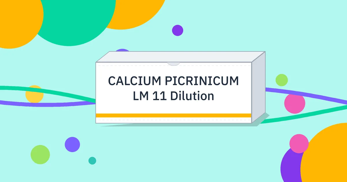 Symbolbild: Packung mit der Aufschrift CALCIUM PICRINICUM LM 11 Dilution (PZN 13410679) – Verfügbarkeit und Bezug in Apotheken in Frankfurt am Main