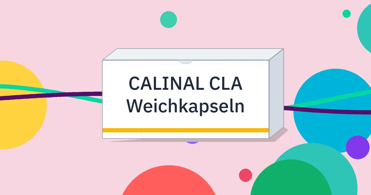 Symbolbild: Packung mit der Aufschrift CALINAL CLA Weichkapseln (PZN 18455445) – Verfügbarkeit und Bezug in Apotheken in Frankfurt am Main