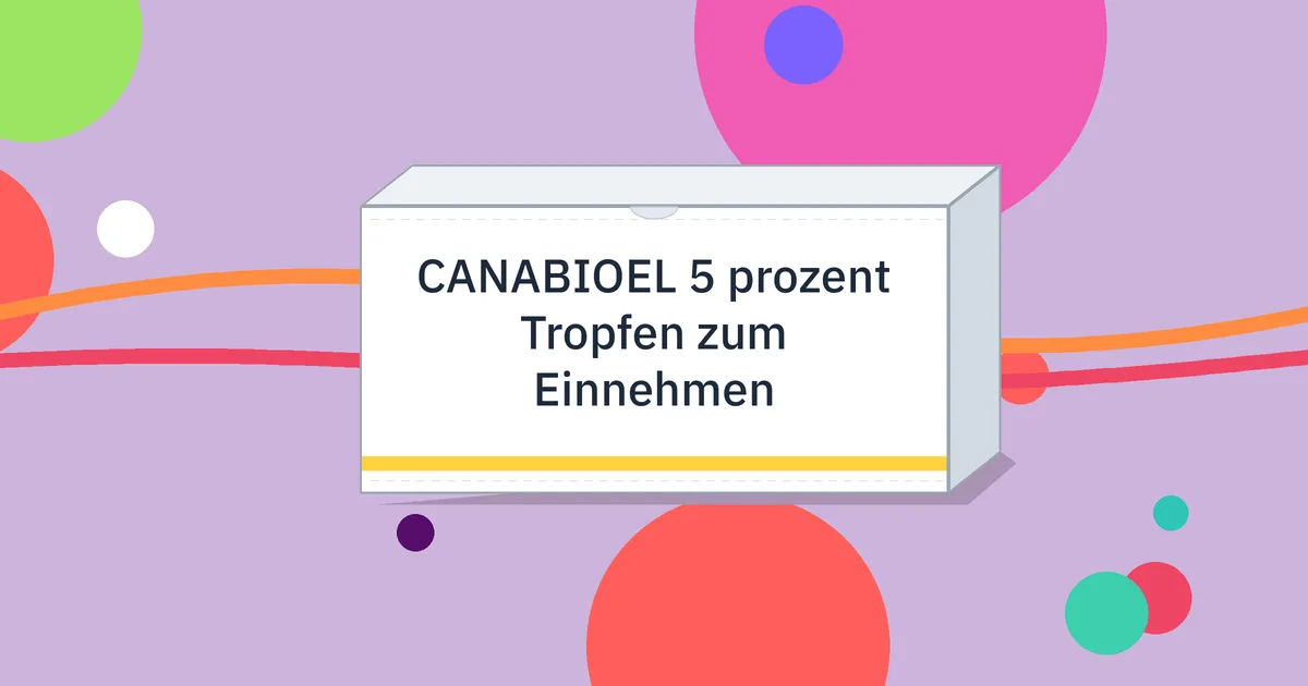 Symbolbild: Packung mit der Aufschrift CANABIOEL 5 prozent Tropfen zum Einnehmen (PZN 16612780) – Verfügbarkeit und Bezug in Apotheken in Frankfurt am Main