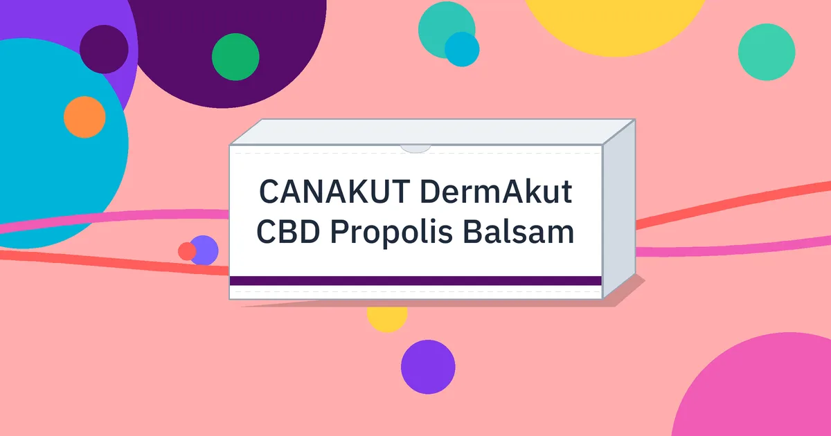 Symbolbild: Packung mit der Aufschrift CANAKUT DermAkut CBD Propolis Balsam (PZN 17554984) – Verfügbarkeit und Bezug in Apotheken in Frankfurt am Main